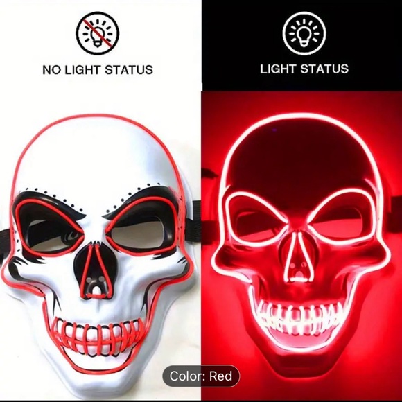 Other | Cool And Handsome Heavy Plastic Halloween Horror Skeleton Mask ...